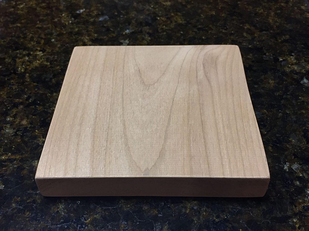 Large 3/4″ Thick Alder Wood Squares (19mm) | Action Craftworks LLC