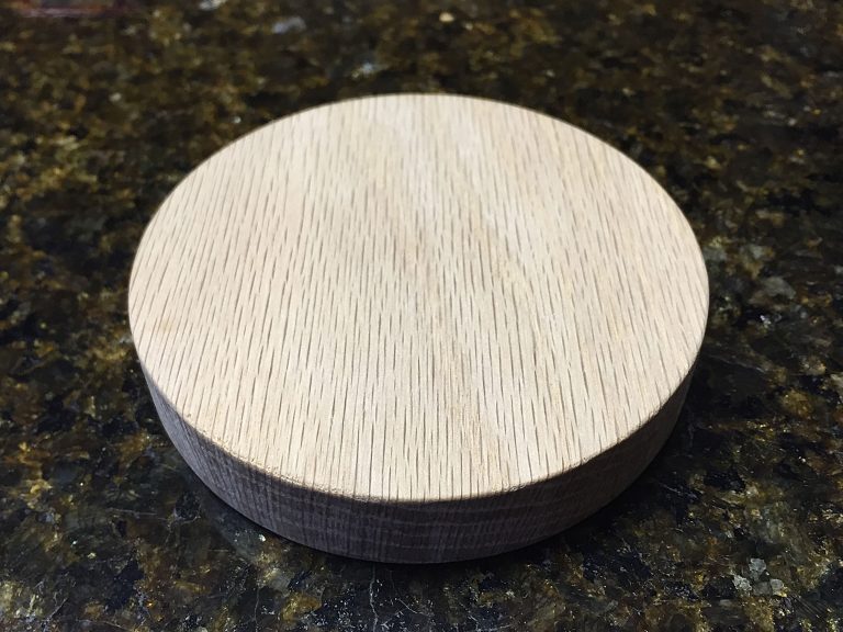 Large 3/4″ Thick Oak Wood Circle (19 mm) | Action Craftworks LLC