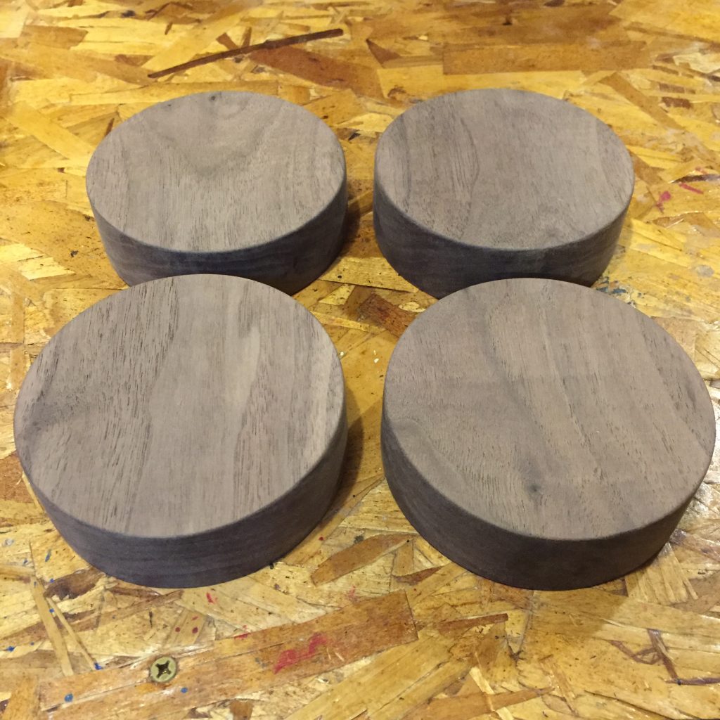 Extra Thick 1 1/2″ Walnut Wood Circle | Action Craftworks LLC