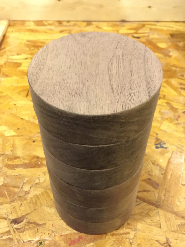 Extra Thick 1 1/2″ Walnut Wood Circle | Action Craftworks LLC